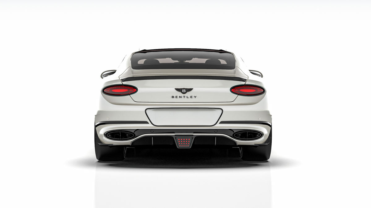 Speed S Carbon fibre rear bumper diffuser valance for BENTLEY ...