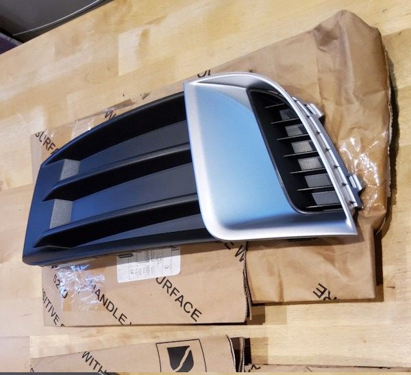 Ambition Genuine LEFT Front Bumper Side Vent Grill Air Intake For Audi ...