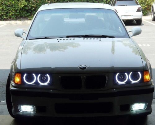 CCFL Angel eyes. white color For BMW E36 All models in Angel Eyes - buy ...