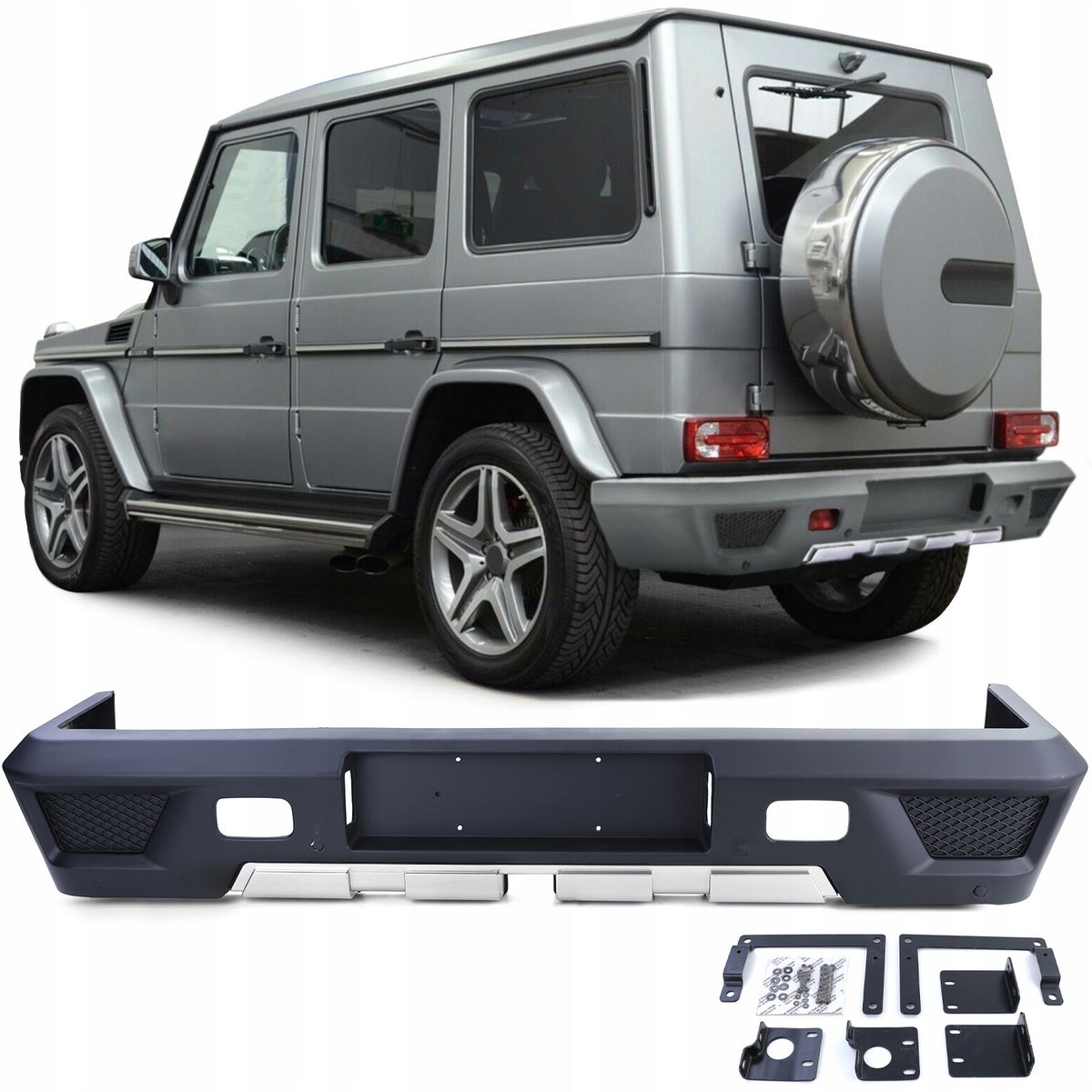 ANG G63/ G65 Look Rear Bumper For Mercedes G-Glass W463 89-18 in Bumper - buy best tuning parts ...