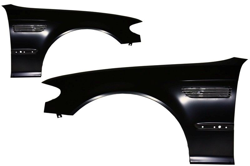 M3 Design Front Wide Fenders for BMW E46 Facelift 2001-2004 Saloon ...