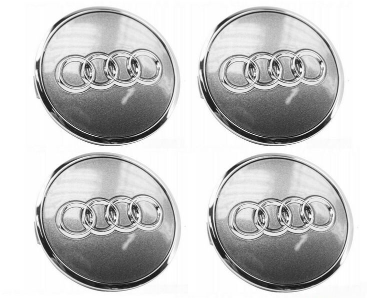 NEW GENUINE AUDI ALLOY WHEEL CENTER CAPS HUB 4PCS SET 8W0601170 in ...