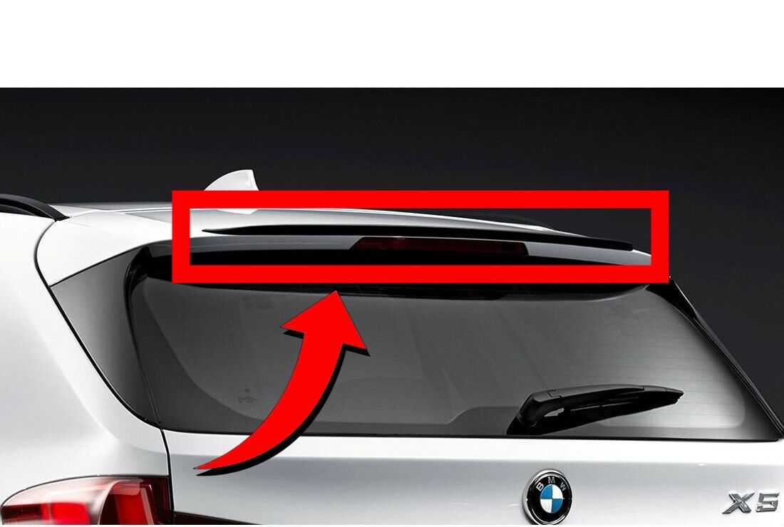 NEW GENUINE BMW X5 F15 M PERFORMANCE REAR GLOSS BLACK ROOF SPOILER ...