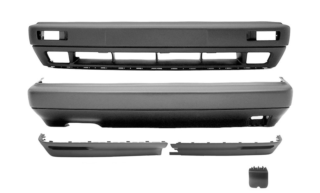GTI Wide Big Bumpers Set. Front+Spoiler/ Rear For VW Golf II MK2 in ...