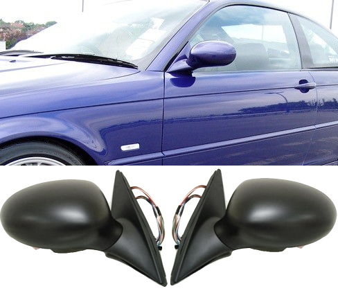 For BMW E46 Coupe / Cabrio M3 Mirrors. Folding (Electrical) With memory ...