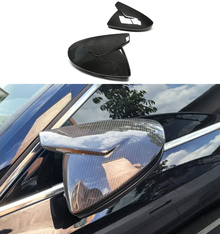 A Style Carbon Fiber Mirror Covers For Audi e-tron GT without Lane ...