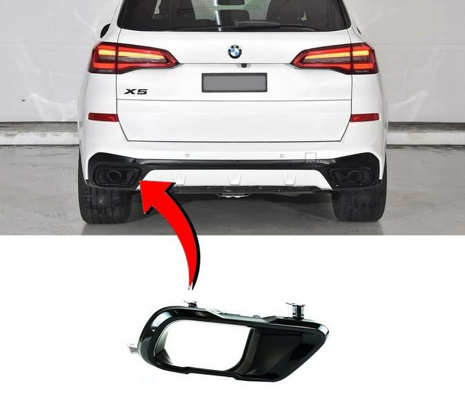 NEW GENUINE BMW X5 SERIES G05 M EXHAUST TAILPIPE SHADOW LINE TRIM LEFT ...