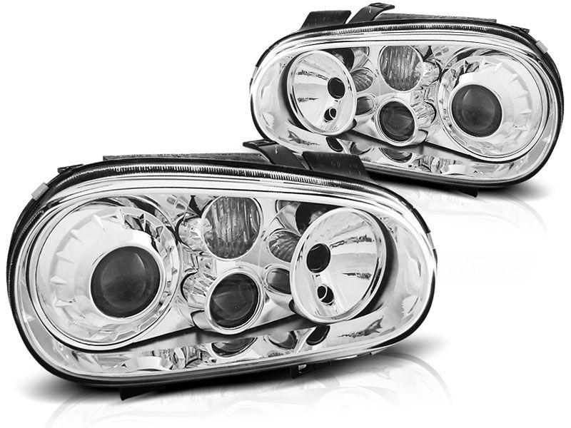 R32 Chrome Headlights for VW Golf IV MK4 in Headlights - buy best ...