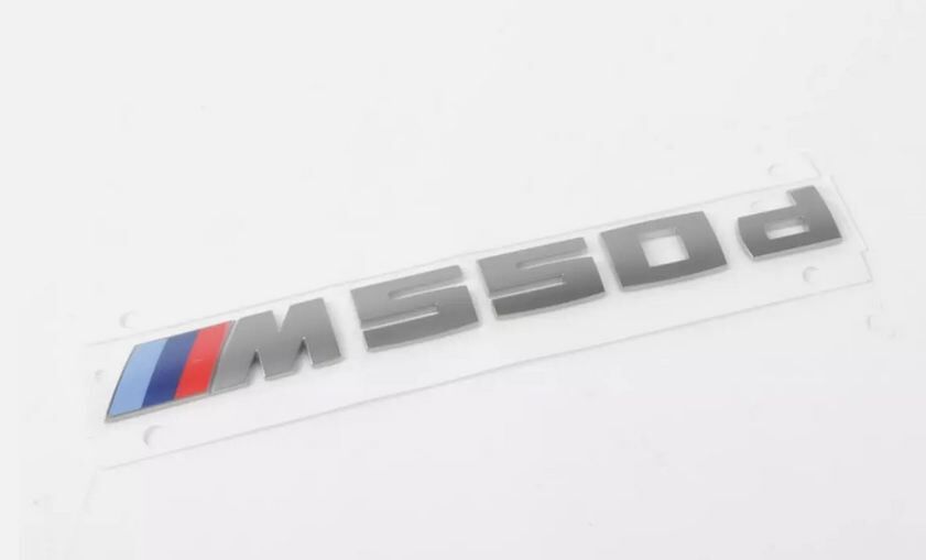 NEW GENUINE BMW G30 G31 REAR M550D BADGE EMBLEM 51148063199 in Badges ...