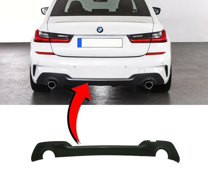NEW GENUINE BMW 3 SERIES G20 G21 M SPORT REAR BUMPER DIFFUSER TRIM ...