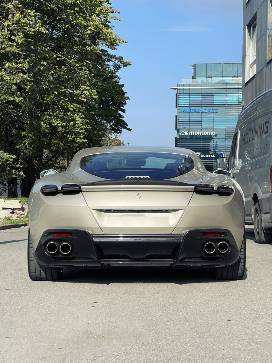 CARBON Performance Aero trunk Spoiler boot extension for Ferrari Roma ...