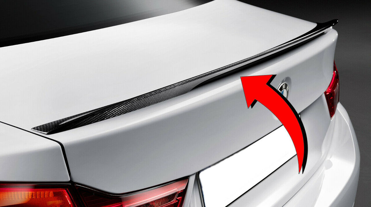 NEW GENUINE BMW 4 SERIES F32 M PERFORMANCE CARBON FIBER REAR SPOILER LIP 51622334545 in Spoilers ...