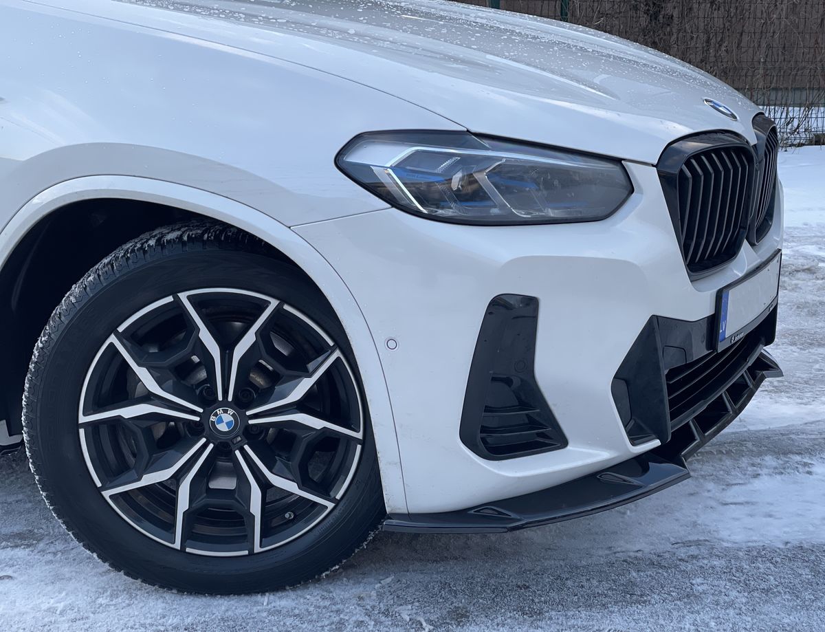 RS lip / splitter / spoiler For BMW X3 G01 LCI M Sport Front bumper in ...
