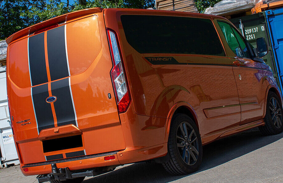 Rear door Spoiler For Ford Transit CUSTOM / TOURNEO 12-23 in Spoilers ...