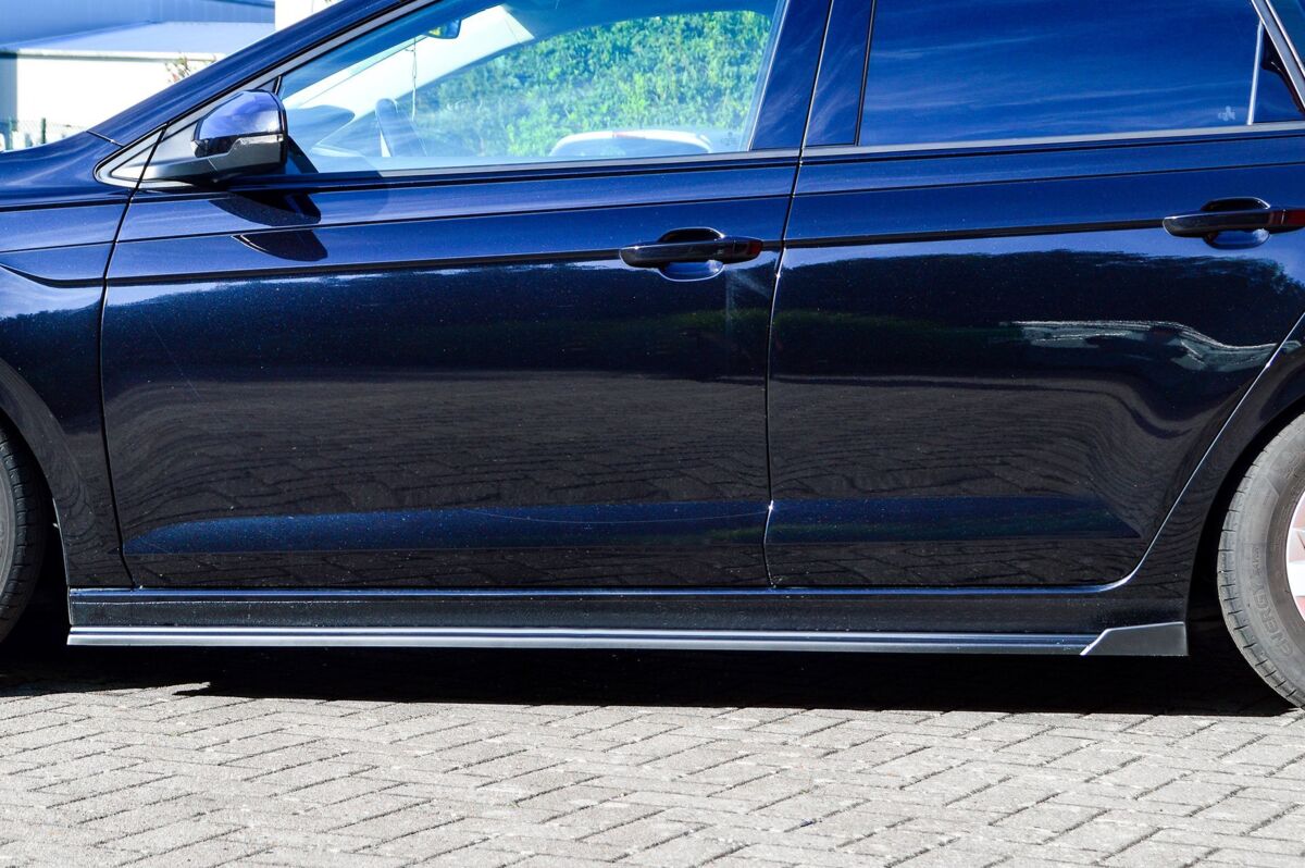 Black Gloss Performance Side skirts addons / Blades / diffusers / sill ...