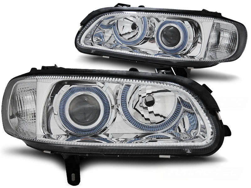 OPEL OMEGA B 94-99 ANGEL EYES CHROME in Headlights - buy best tuning ...