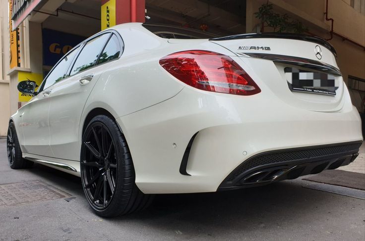 ANG C43 Look Rear trunk Spoiler Lip For Mercedes W205 in Spoilers - buy ...