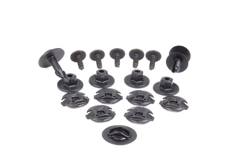 NEW GENUINE AUDI A4 B8 A5 RS5 FRONT FENDER LINER MUDGUARD HARDWARE KIT ...
