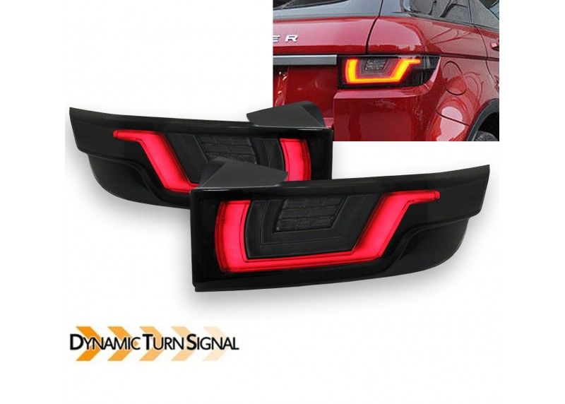 RED SMOKE BLACK LED 3адние фонари для LAND ROVER RANGE ROVER EVOQUE 11 ...