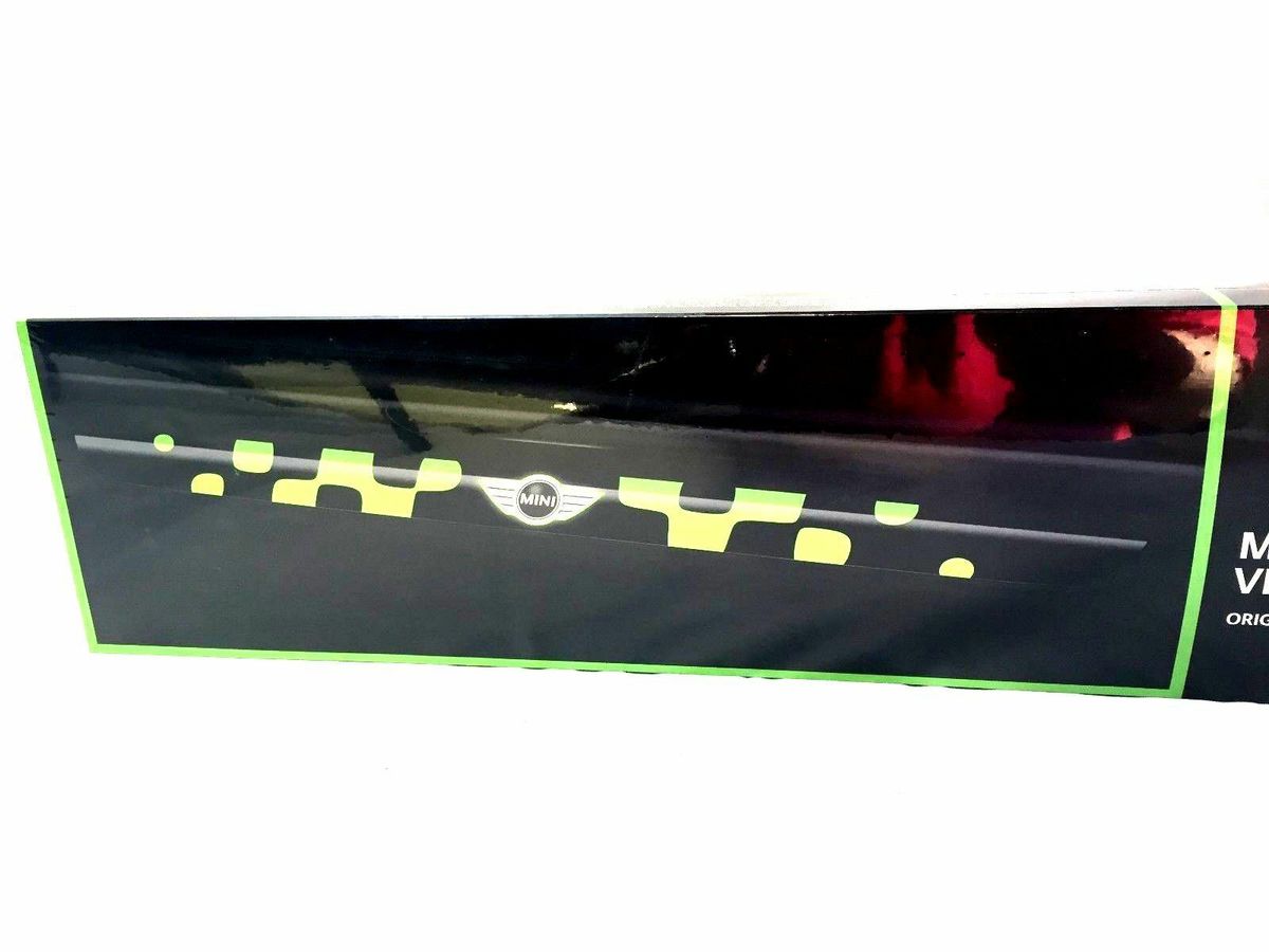 MINI NEW GENUINE R56 R57 ILLUMINATED DOOR SILL PLATES VIVID GREEN ...