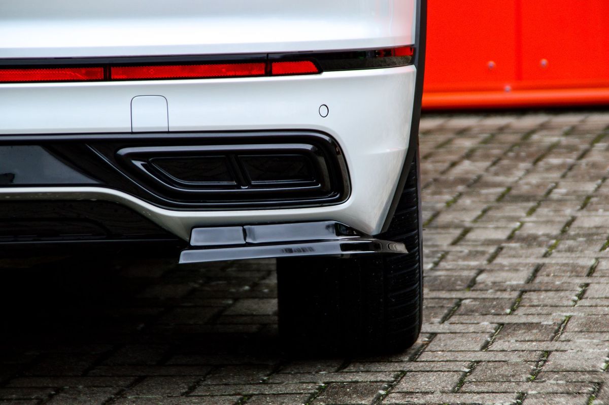 Black Gloss Performance Rear Bumper Side Flaps / Splitters For VW ...