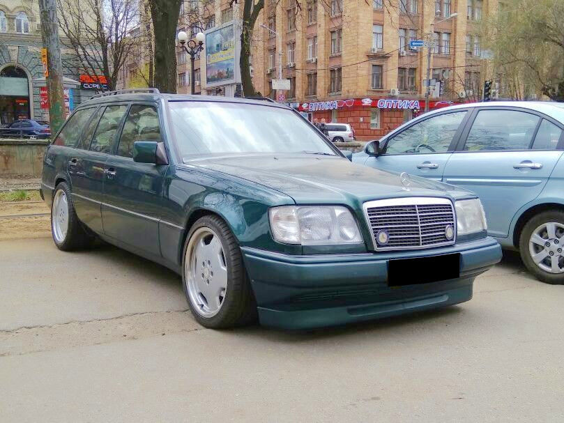 Wide Performance Front bumper splitter spoiler lip For Mercedes W124 ...