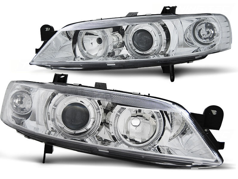 OPEL VECTRA B 99-02 ANGEL EYES CHROME in Headlights - buy best tuning ...