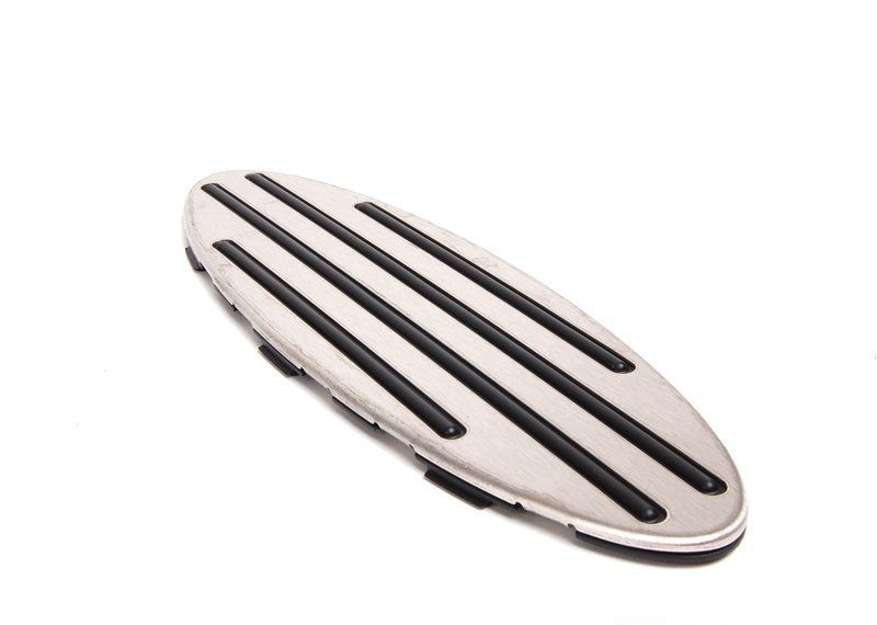 FOR NEW GENUINE MINI COOPER R55 R56 R57 STAINLESS STEEL INLAY FOOT REST ...