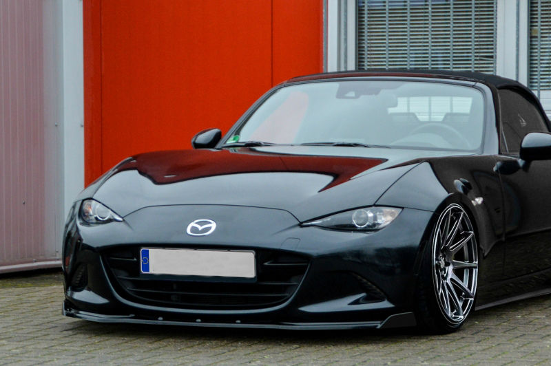 Black Gloss Front Bumper spoiler / skirt / valance For Mazda MX-5 ND ...