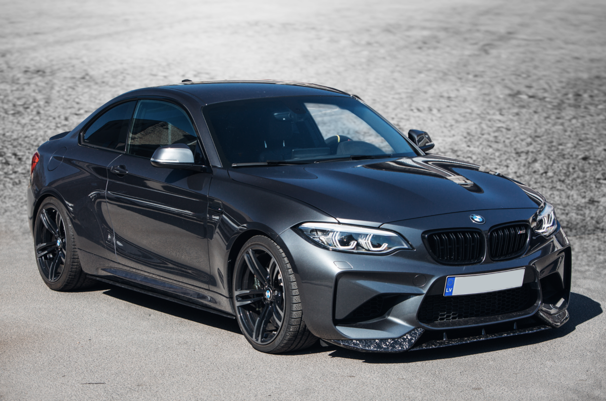 Front Bumper splitter performance addon For BMW 2 Series F87 M2 M in ...