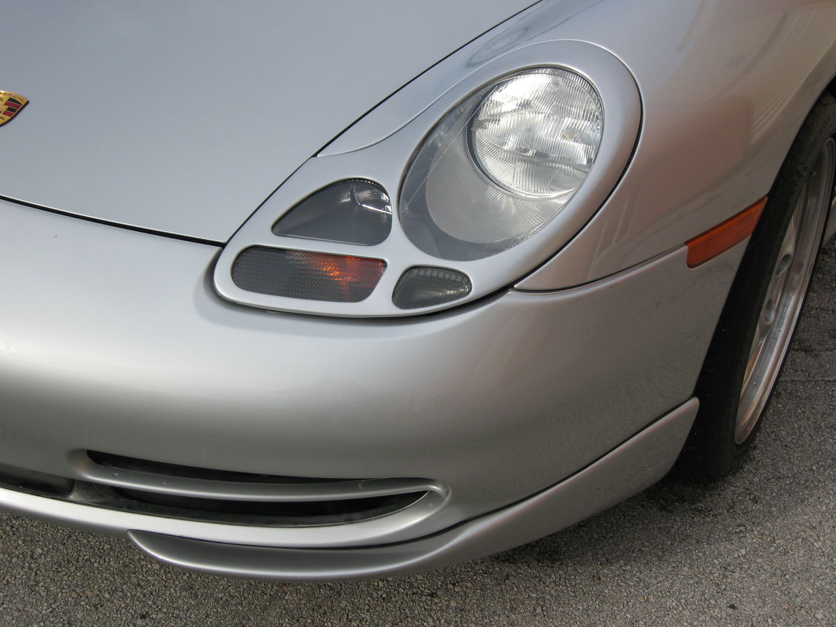 Eyebrows/ Front Headlight covers/ masks For Porsche Boxster 986 in ...