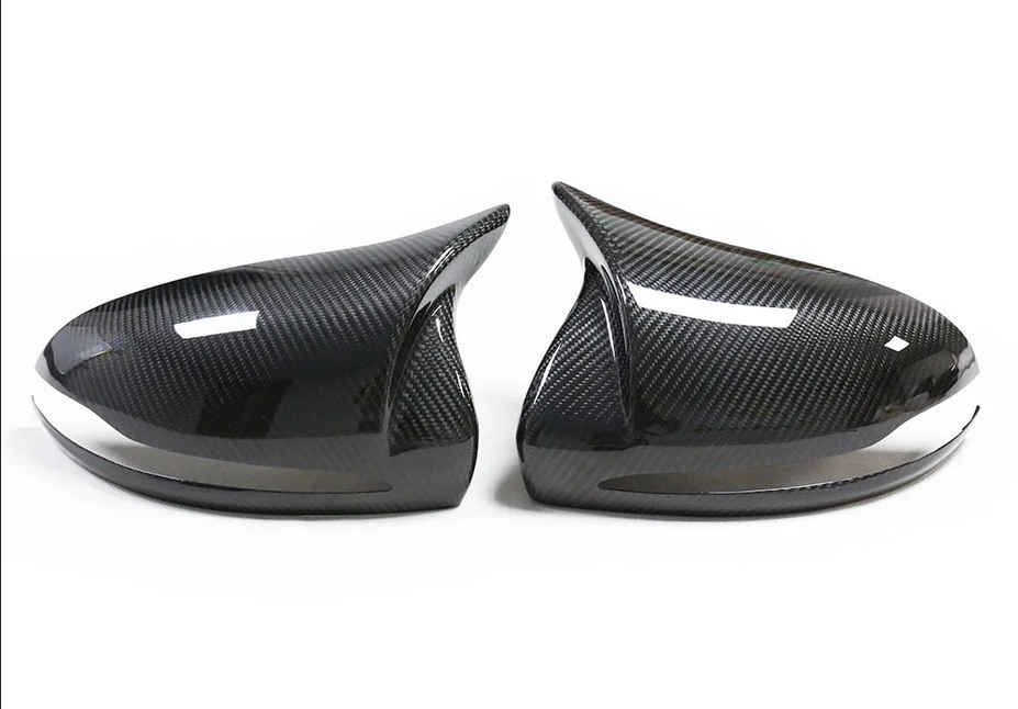 ANG GTR Carbon Fiber Mirror Covers/ Caps. Rearview Wings For Mercedes ...