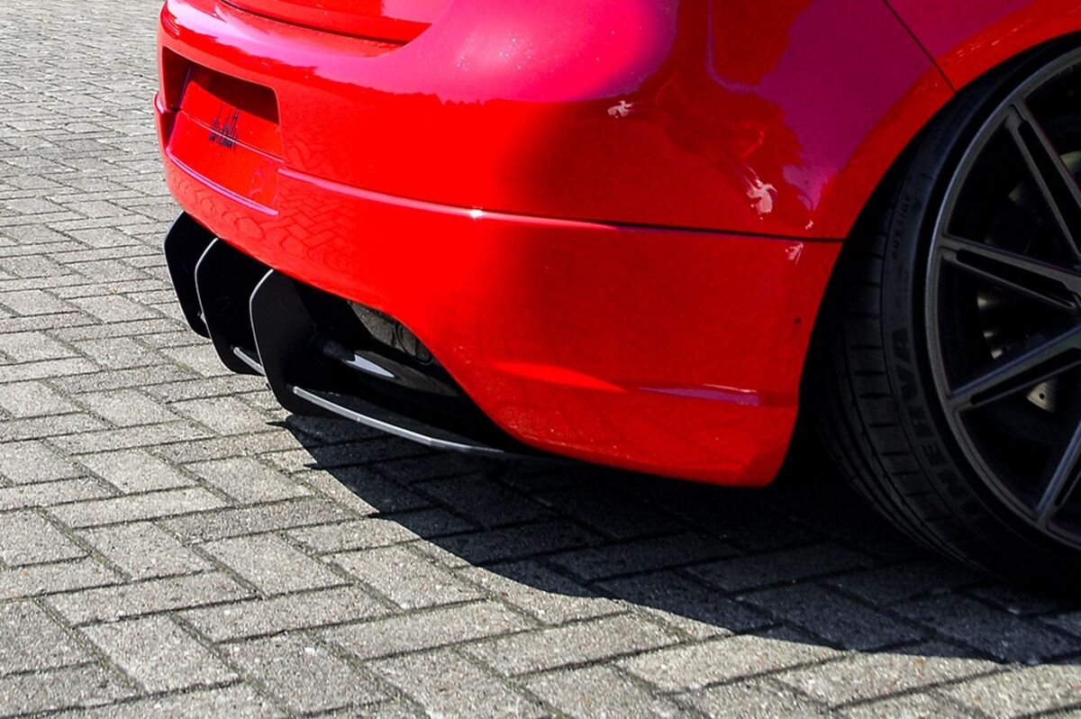 Performance Rear Bumper diffuser with ribs For VW Golf V GTI EDITION 30 ...