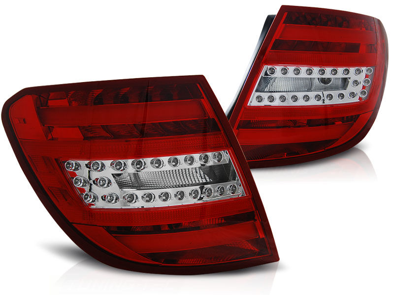 LED BAR TAIL LIGHTS RED WHIE fits MERCEDES C-KLASA W204 KOMBI 07-10 in ...