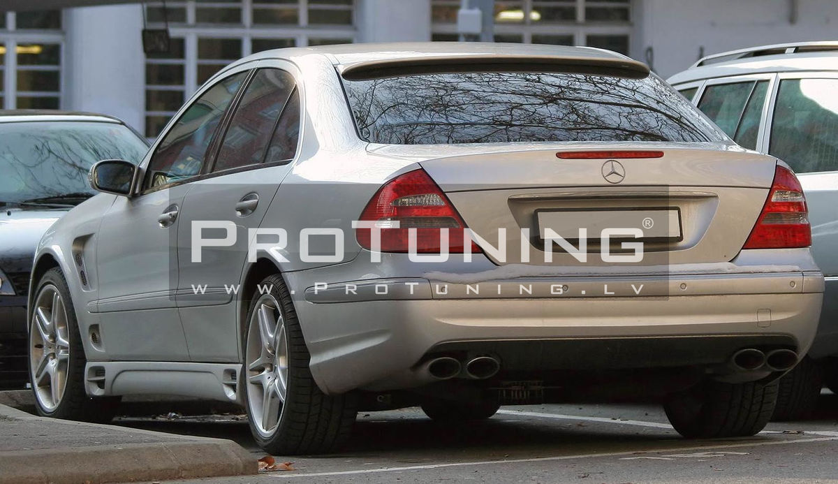 Rear Window Spoiler / Sunguard L Style for Mercedes W211 in Sunblinds ...