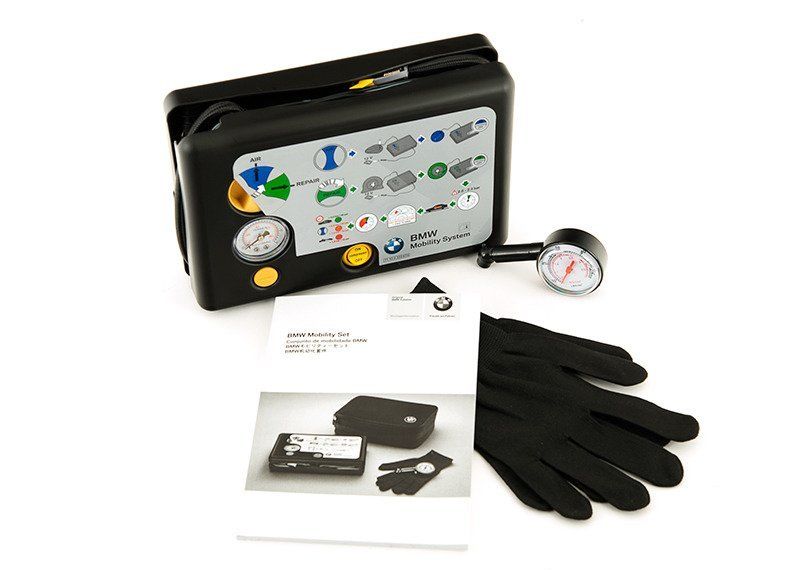 BMW NEW GENUINE TYRE TIRE INFLATION COMPRESSOR MOBILITY KIT SET 2333674 ...
