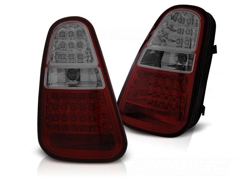 MINI COOPER R50 /R52 /R53 04-06 TAIL LIGHTS RED SMOKE LED in Taillights ...
