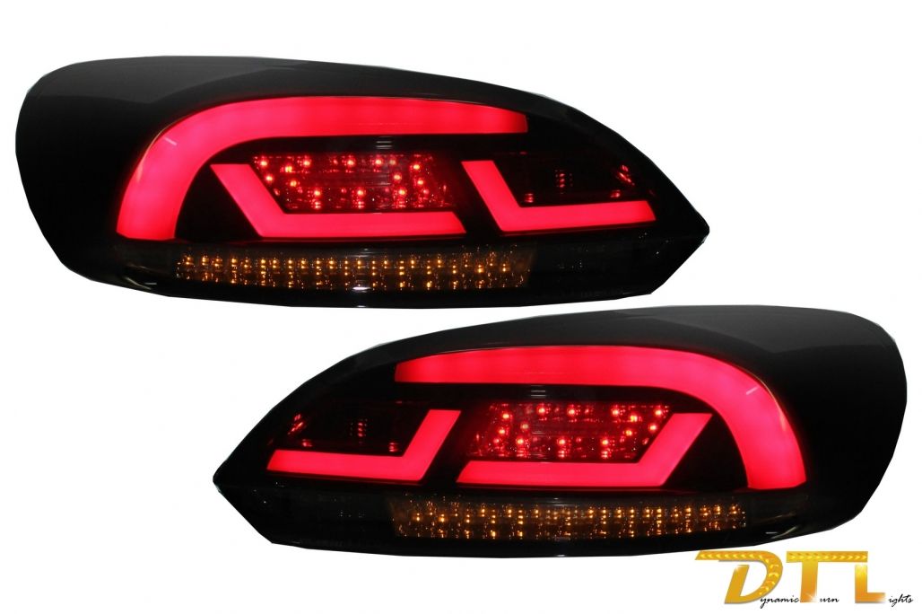 LITEC Lightbar LED Taillights suitable for VW SCIROCCO MK3 III (2008 ...