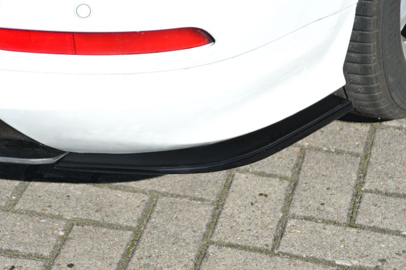 Black Gloss Performance Rear Bumper Side Flaps / Splitters For Ford S ...