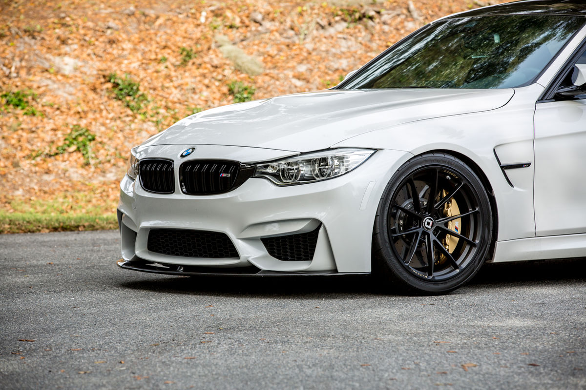 M3 F80 + M4 F82 / F83 2014+ Performance carbon lip for front bumper in ...