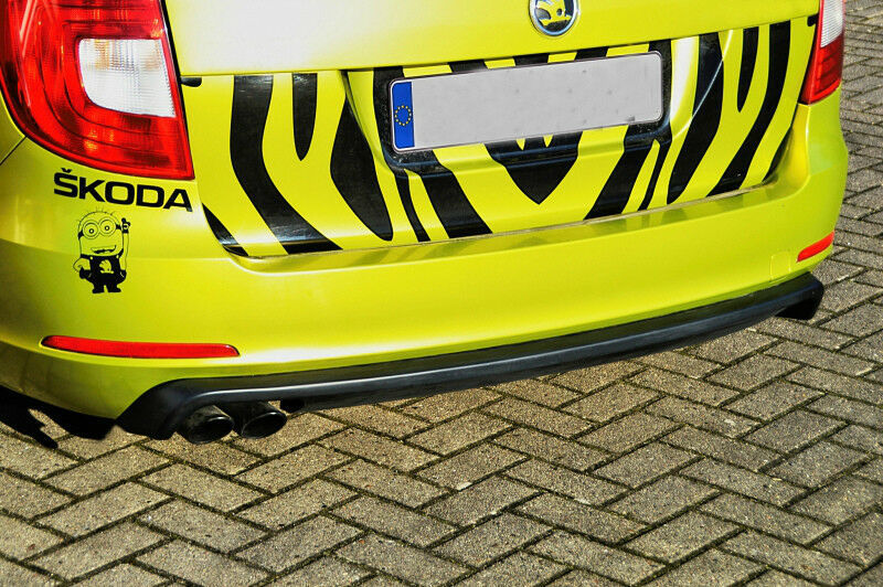 Performance Rear Bumper diffuser addon For Skoda Superb 3T 2008-2015 in ...