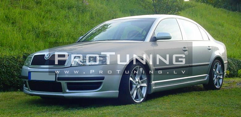 VRS Look Front Bumper Spoiler For Skoda Superb MK1 2001-2008 in Lips ...