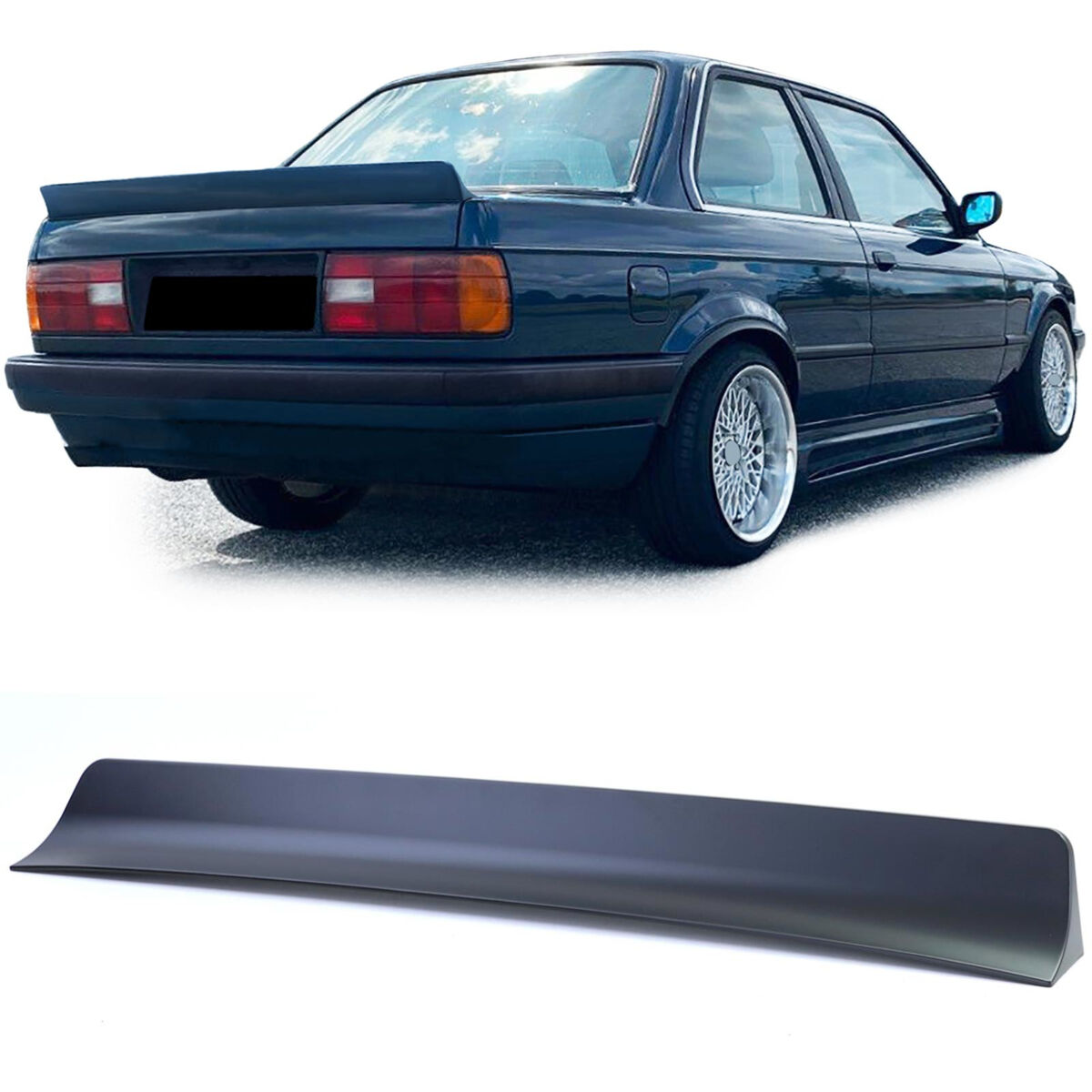 Rocker Bunny Ducktail Rear trunk lid spoiler For BMW E30 in Spoileri ...