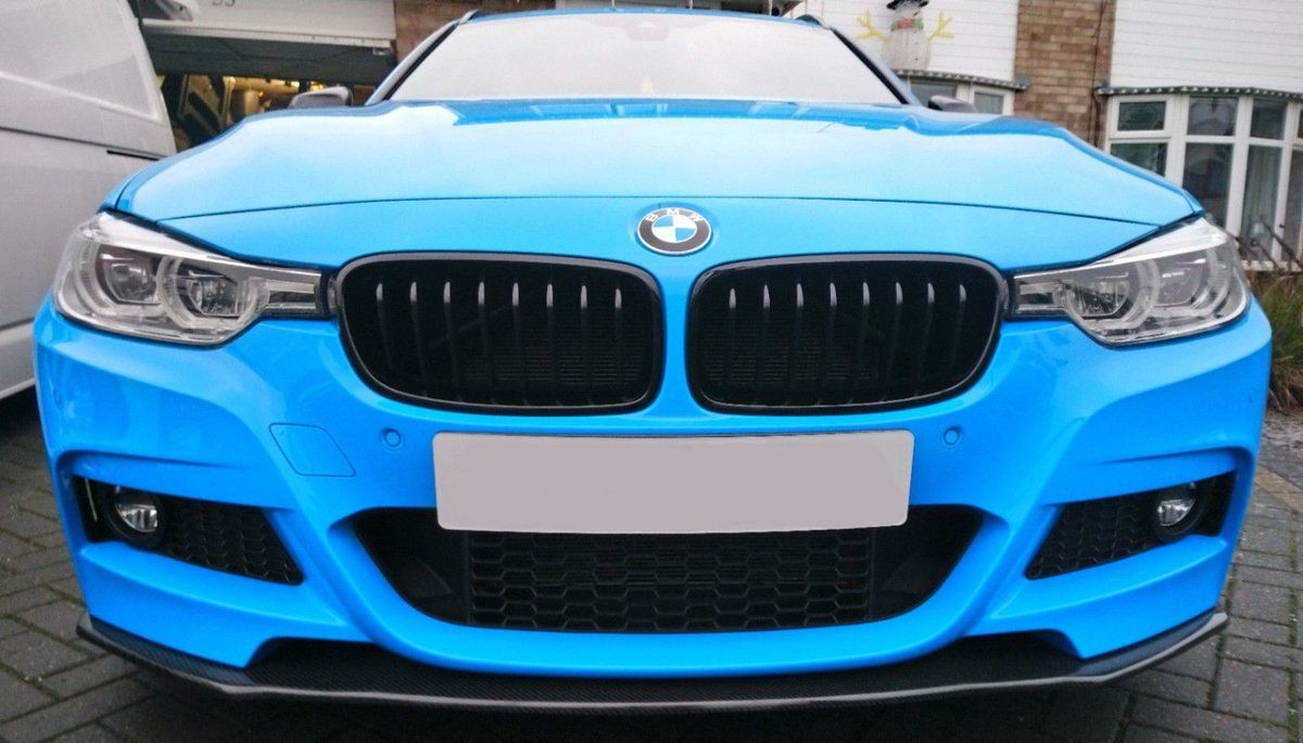 Performance Front bumper splitter For BMW F30 F31 M Sport in Lips ...