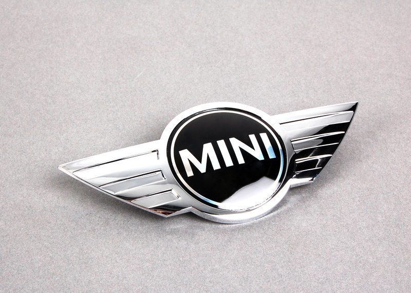 MINI NEW GENUINE R50 R52 MINI COOPER HOOD EMBLEM BADGE CHROME ...
