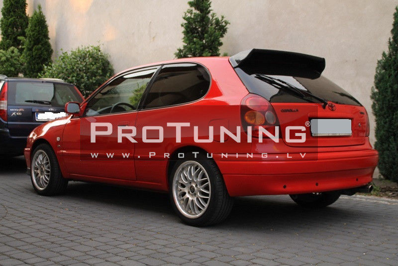 TTE Look Rear Door / Roof Spoiler For Toyota Corolla E11 95-02 ...