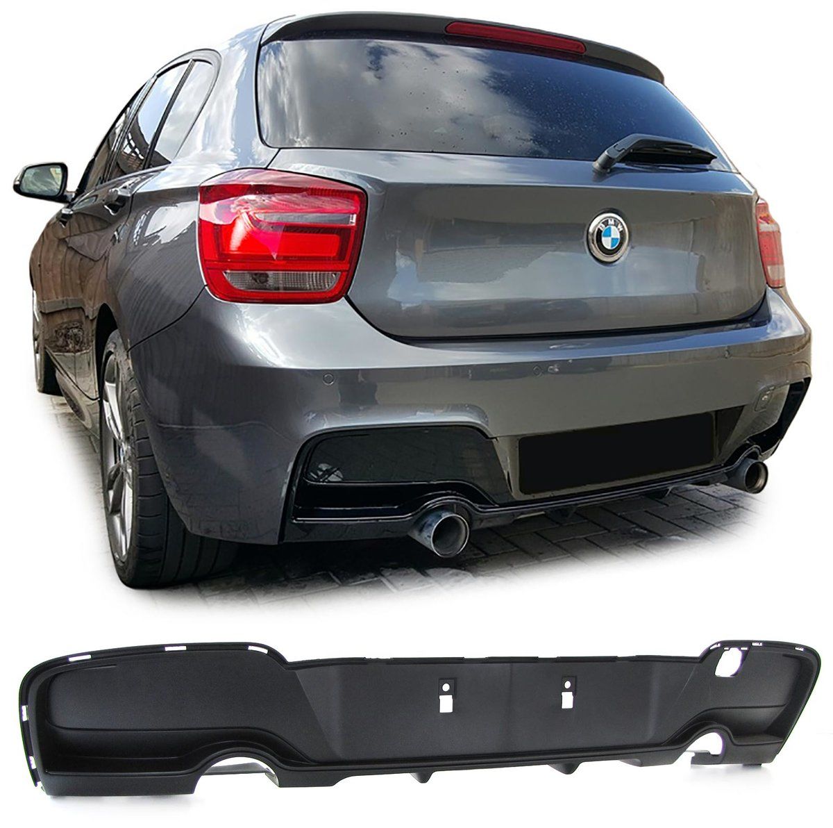 Performace Rear Bumper Diffuser for BMW F20 F21 in Diffusers / Skirts ...