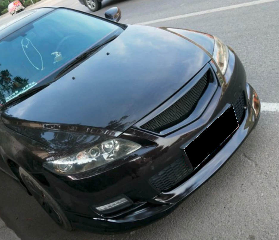 Sport Front grill without badge For Mazda 6 2002-2005 With mesh in ...