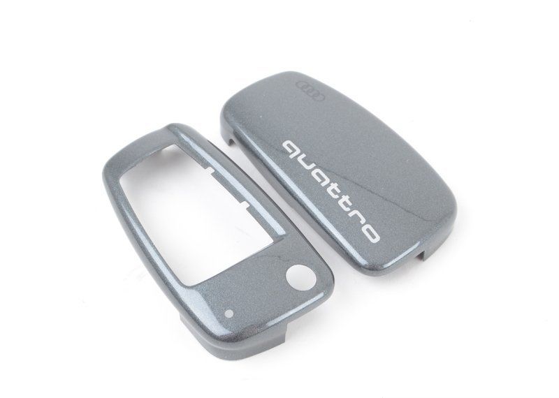 NEW GENUINE AUDI KEY FOB COVER QUATTRO DESIGN IN DAYTONA GREY ...