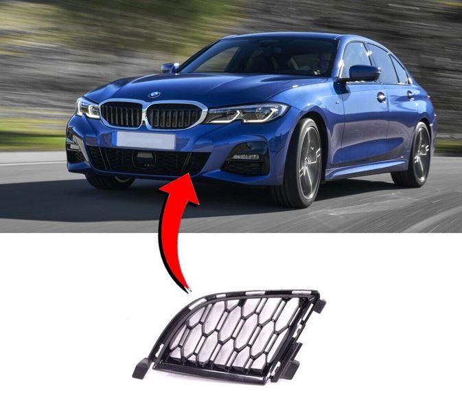 NEW GENUINE BMW 3 SERIES G20 FRONT M BUMPER LOWER GRILL LEFT N/S ...